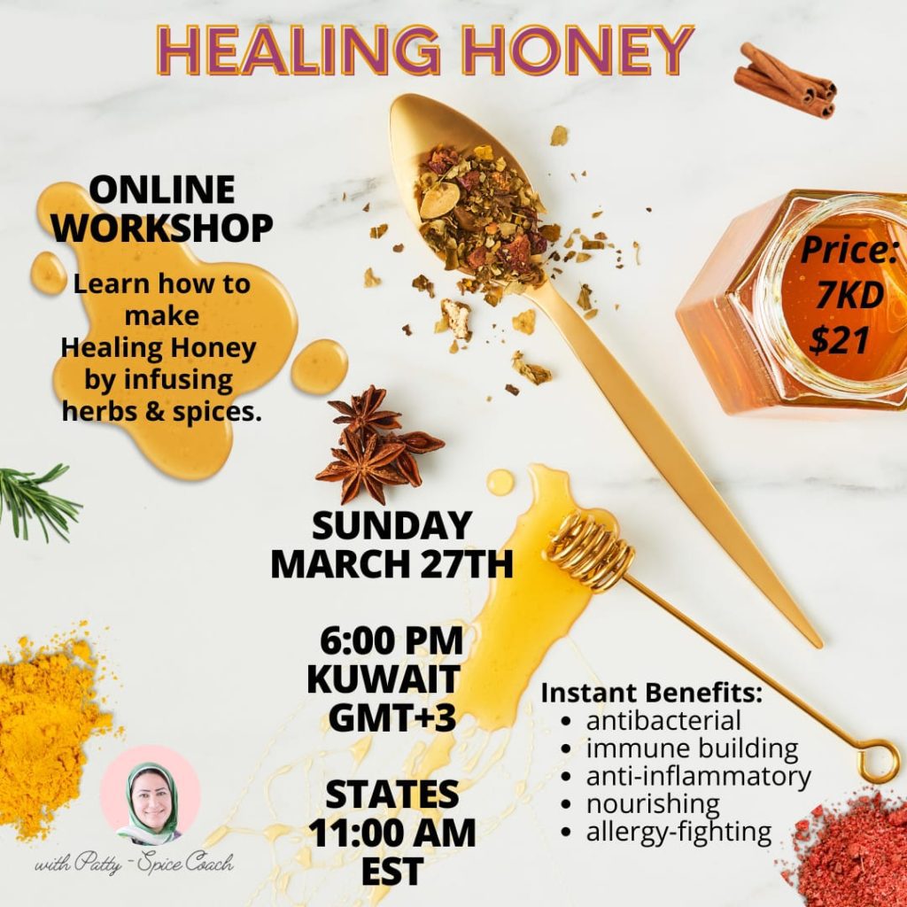 Infuse Your Honey- Online Workshop - Spice Coach